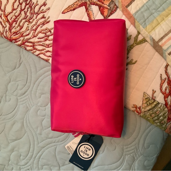 Life Is Good | Bags | Nwt Life Is Good Bright Pink Organizer | Poshmark